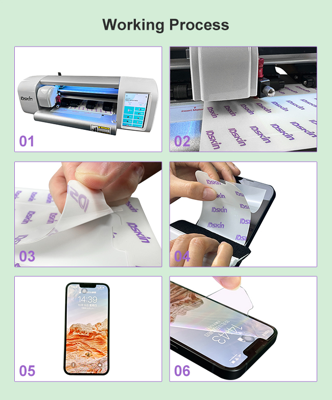 110v OEM Screen Protector Cutter With Lcd Software For Any Mobile Model